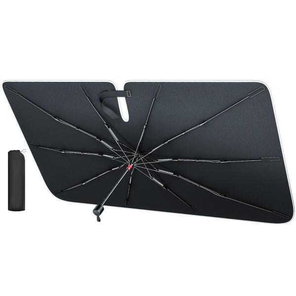 商品名: REEVAA 2025 車用フロントガラス サンシェード 傘 [2025年アップグレード サンプロテクション&amp;クールキープ] 内装保護 360°フレックスハンドル サンシールド サンシェード M (57インチ x 32イン...