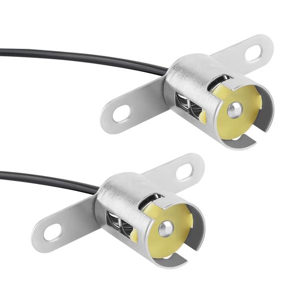 商品名: 2個 1156 バルブソケット、BA15S カーライトバルブソケットアダプター ワイヤーコネクター1個、多目的1156 LEDバルブソケットホルダー ウィンカーライト/ブレーキライト/テールライト(BA15S/1156) 2PCS...