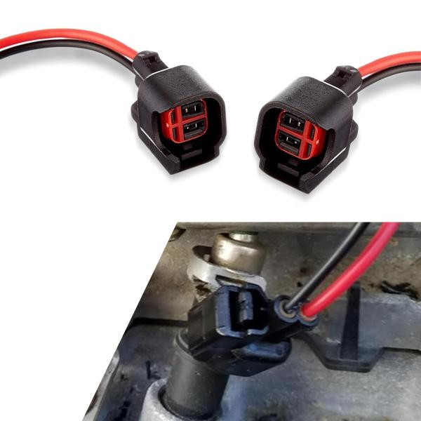商品名:  Nowkont Pack-2 Automotive EV6 EV14 Fuel Injector Connector, Fuel Injector Pigtail Connector Plug Wire, Fuel Inject...