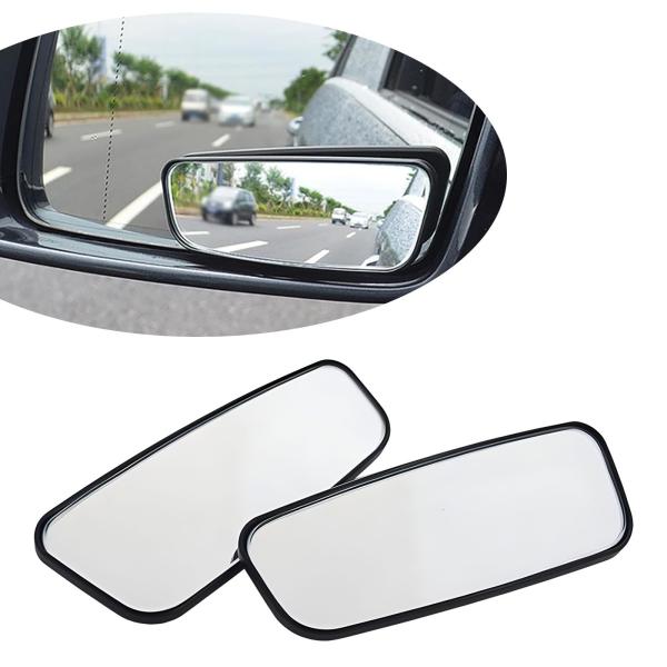 商品名:  Nowkont 2 PCS Car Rearview Mirror Blind Spot Mirror, 3.7 x 1.4" Curved Rectangular Mirror to Expand Field of View,...