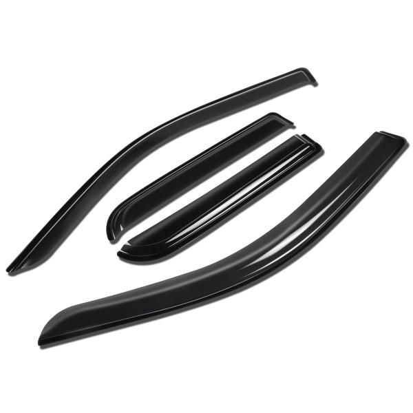 商品名:  DNA MOTORING Set of 4 Tape-On Window Rain Guards Compatible with 19-24 Ram 1500 Quad Cab Smoke Tint Window Visor S...