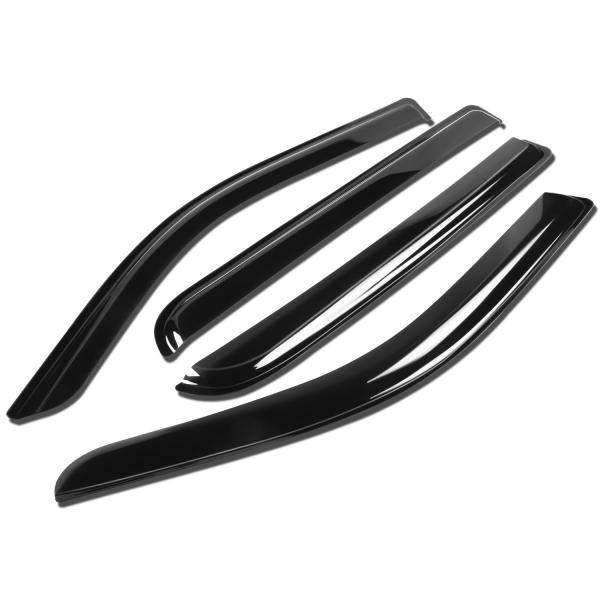 商品名:  DNA MOTORING Set of 4 Tape-On Window Rain Guards Compatible with 19-24 Ram 1500 Crew Cab Smoke Tint Window Visor S...