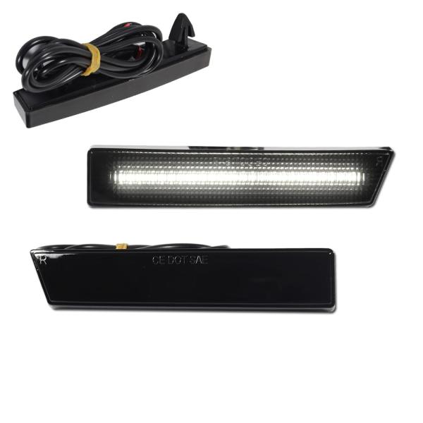 商品名: KENRTIR 1995-2005 シボレー アストロ GMC サファリ バン サイド マーカー ライト スモーク ホワイト フロントバンパー LED フェンダーランプ KENRTIR for 1995-2005 Chevy As...