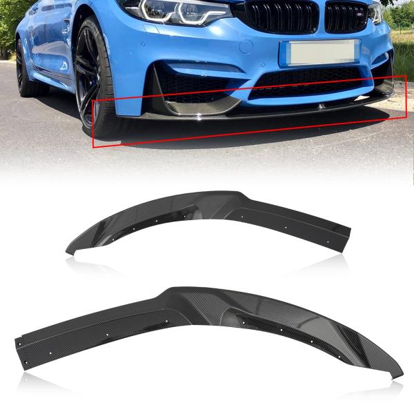 商品名:  KARPAL CS Style Carbon Fiber Front Bumper Lip Splitter Compatible with 2015-2020 BMW F80 M3 F82 F83 M4 Front Valan...