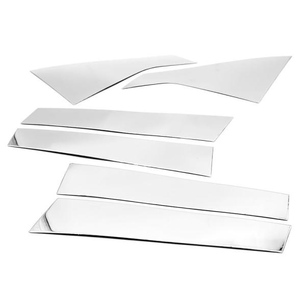 商品名:  alittlepanda Stainless Steel Chrome Polished Stick-On Side Door Pillar Post Trim Set Compatible with 2014-2017 Imp...
