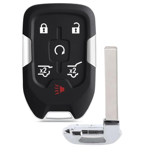 商品名: TOP-VIGOR 交換用キーレスキーフォブ 315Mhz シボレー タホ サバーバン GMC Yukon 2015 2016 2017 2018 2019 2020、HYQ1AA 6ボタン キーレスキーフォブ 交換用 13580...