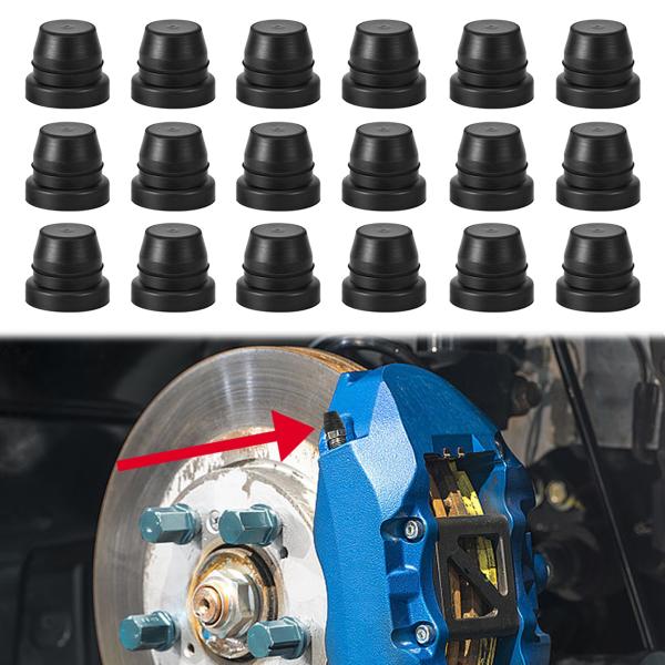 商品名:  WINUERK 18PCS Car Brake Bleeder Screw Caps, Grease Fitting Caps, Rubber Zerk Covers Brake Caliper Dust Cover, Car ...