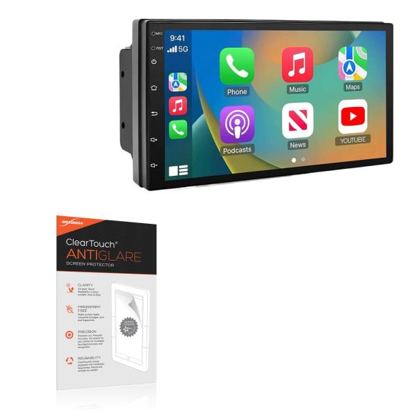 商品名:  BoxWave Screen Protector Compatible with GONNLLYY Double Din Car Stereo (7 in) - ClearTouch Anti-Glare (2-Pack), A...