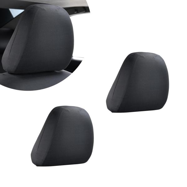 商品名: dawfall Pack-2 カーシートヘッドレストカバー、再利用可能で柔軟なヘッドレストプロテクター、ユニバーサルヘッドレスト汚れ防止カバー、完全に包まれた車のヘッドレストアクセサリー(ブラック) dawfall Pack-2 ...