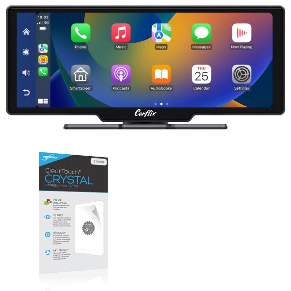 商品名:  BoxWave Screen Protector Compatible with Carflix Wireless CarPlay Screen for Car (10.26 in) - ClearTouch Crystal (...