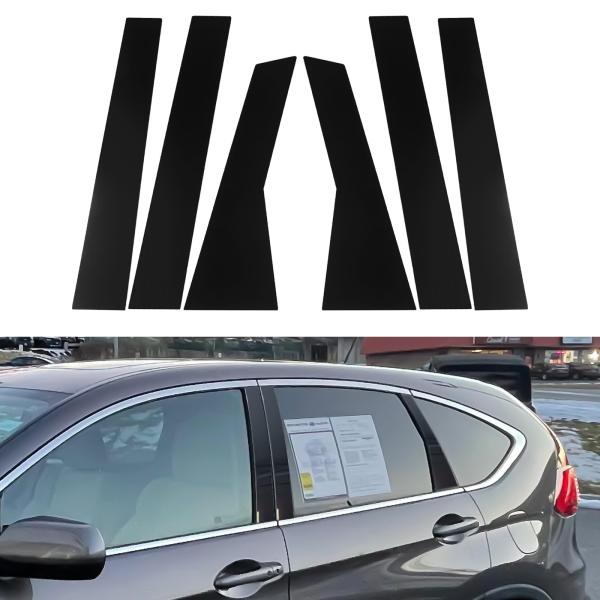 商品名:  x xotic tech Pillar Post Side Door Window Cover Trim Pre-Cut Molding, Compatible with Honda CRV 2012-2016 (Glossy ...