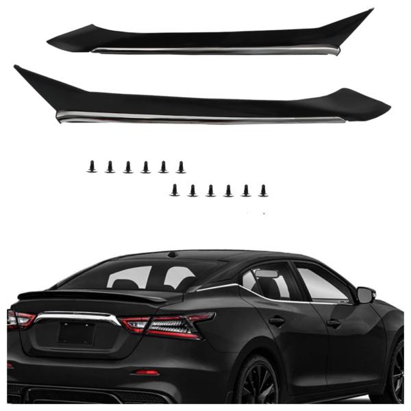 商品名:  RainMan S Rear Right &amp; Left Side Pillar Molding Trim Replacement for Maxima 2016-2021, Black and Chromeブランド: R...