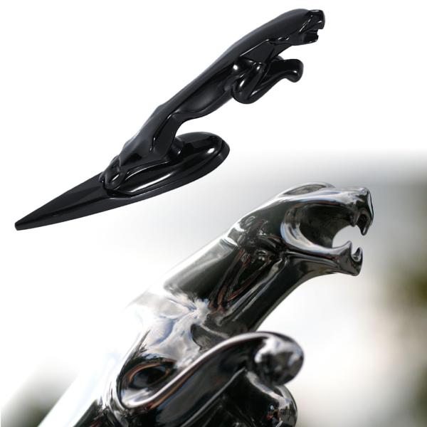 商品名:  AULPEE Hood Emblem - Compatible with XE, XF, XJ,F-Type,F-Pace Accessories- 3D Classical Design - Hood Emblem in Ch...