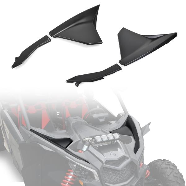 商品名: POKIAUTO ブラックフロントフェンダーキット Can Am Maverick X3 / X3 MAX 2017-2024 全モデルアクセサリー(2個、705012456、705012457) POKIAUTO Combina...