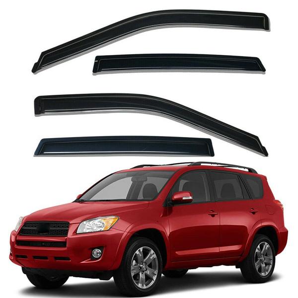 商品名:  Eohfsxk Out Channel Style Sun Rain Window Visors Door Side Window Wind Deflectors for 896003 2006 06 2007 07 2008 ...