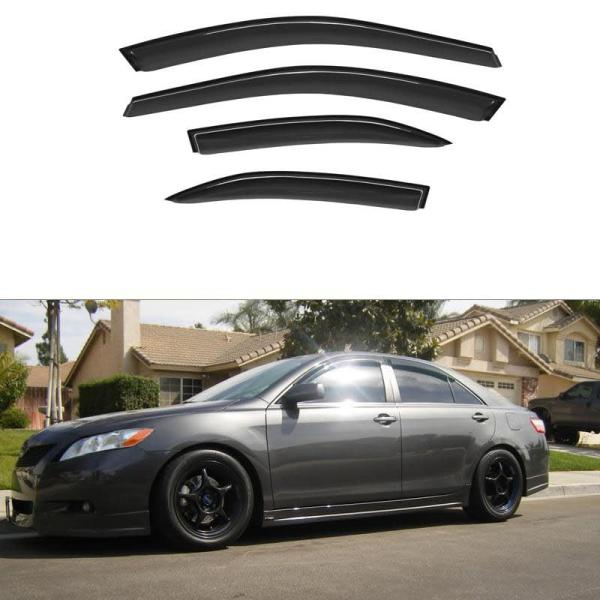 商品名:  Eohfsxk Out Channel Style Sun Rain Window Visors Door Side Window Wind Deflectors for 94236 2002 02 2003 03 2004 0...