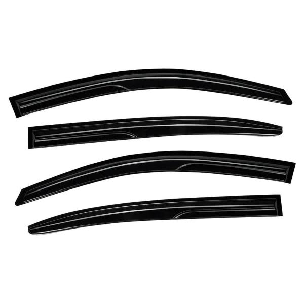商品名:  Eohfsxk Out Channel Style Sun Rain Window Visors Door Side Window Wind Deflectors for 794017 2013 13 2014 14 2015 ...