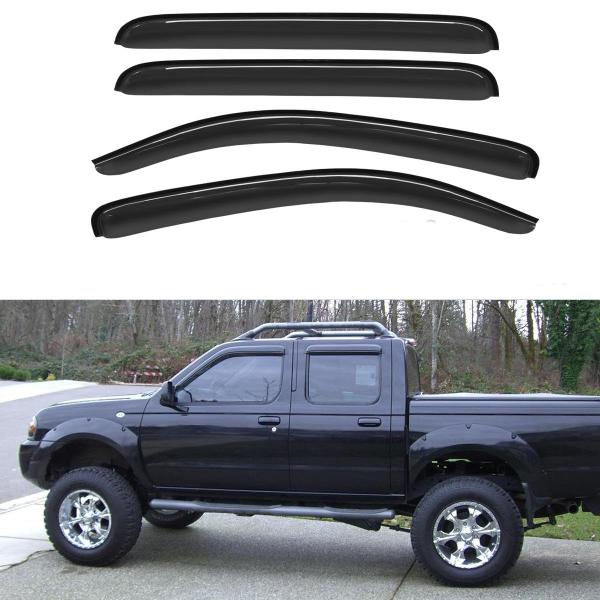 商品名:  Eohfsxk Out Channel Style Sun Rain Window Visors Door Side Window Wind Deflectors for 94056 2005 05 2006 06 2007 0...