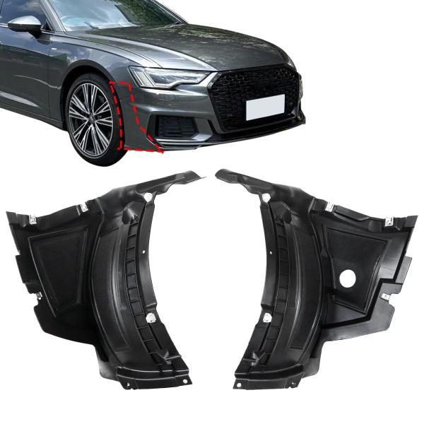 商品名:  Sekeseauto 1 Pair Front Section Fender Liners Compatible with Audi A6 Quattro S6 2012-2015 Replace# 4G0853888C 4G0...