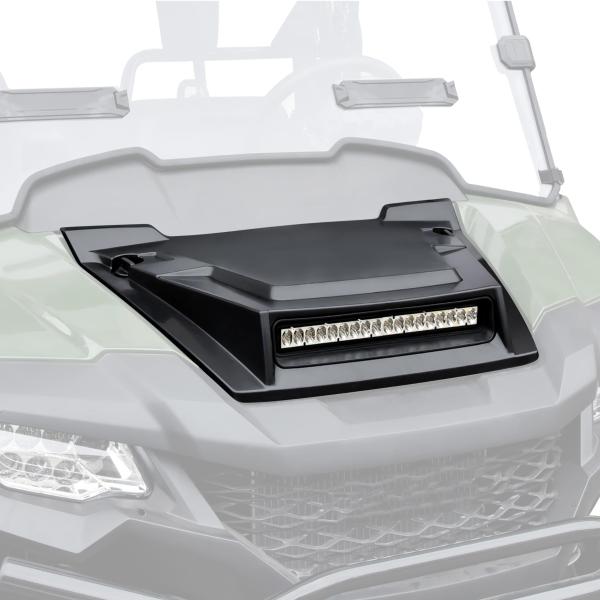 商品名: POKIAUTO フードスクープ スポットライト付き ホンダ パイオニア 700 2P 4P 2014+用、フロントスポーティーフードカバー 補助ライトキット付き スポーツフード ライト付き ホンダ パイオニア 700-2 700...