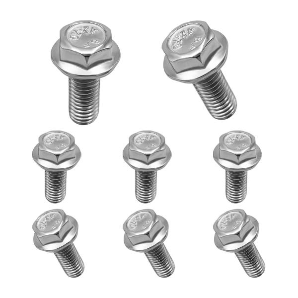 商品名: Yourkar カートップフロントスキッドプレートボルト 8個 12mm 六角ヘッド ステンレススチール スキッドプレートボルト 4Runner FJクルーザー ランドクルーザー セコイア タコマに対応 カーアクセサリー Your...