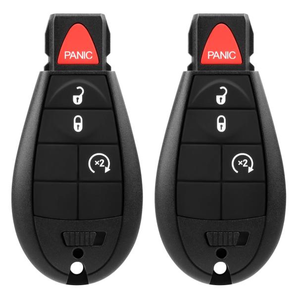 商品名:  Key Fob Replacement Fit for 2009 2010 2011 2012 2013 2014 Dodge Ram 1500 2500 3500 Journey Challenger Charger Dura...