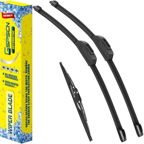 商品名: GSPSCN 3ワイパー シボレー キャプティバ スポーツ 2015-2012 /Saturn Vue 2010-2008、オリジナル装備 フロントガラス ワイパー ブレード 24インチ+16インチ+12インチ (3個セット) G...