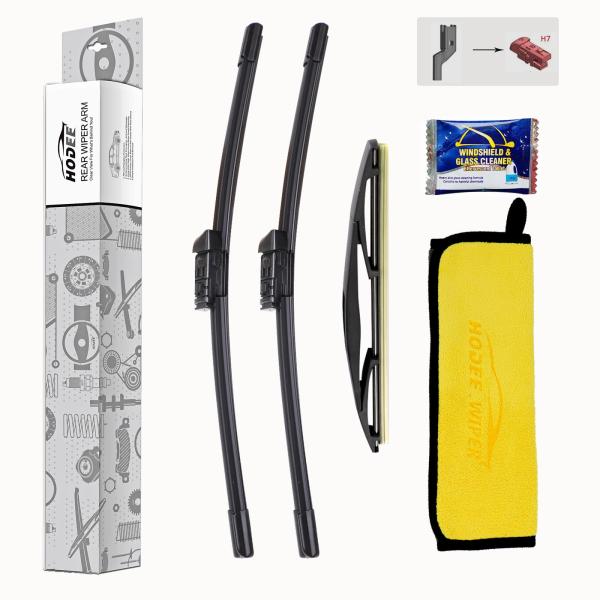 商品名: HODEE ワイパー3枚 26インチ+16インチ+12インチ フロントワイパーブレード交換用 スバルインプレッサクロスストレック2017-2023、フロントガラスブレード&amp;バックリアウィンドウブレード&amp;ワッシャータ...