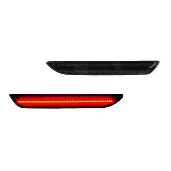 商品名:  HDOZTOJI Smoked Black Lens Red Side Marker Lights -up 2pcs Rear Quarter Panel Sidemarker Lamps Front Left Right FR...