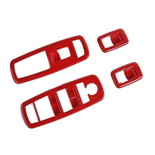 商品名:  Eohfsxk Window Switch Button Panel Trim Cover Decals Decor Left Right Front Rear Interior Flexible Automotive Grad...