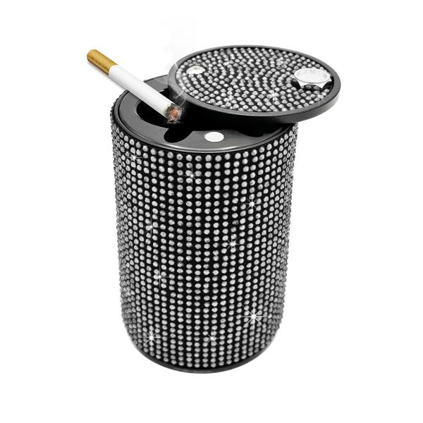 商品名:  Ohleats Bling Car Ashtray, Rhinestones Auto Mini Car Ashtray Portable with Lid Smell Proof, Smokeless Vehicle Ciga...