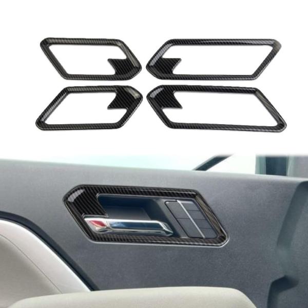 商品名:  Korlot Carbon Fiber Style Interior Door Handle Cover Trim Accessories for 2023-2026 Chevrolet Colorado/GMC Canyonブ...