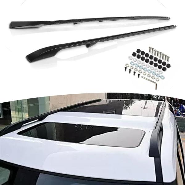 商品名:  YHELI Fits for Land Rover Discovery 3 4 LR3 LR4 2004-2016 Roof Rail Rack Side Rail Bar, black, nfbd38ブランド: YHELI商品...