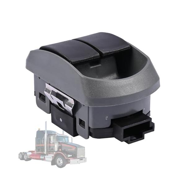 商品名: Getfarway デュアルウィンドウスイッチ p/n ブラック P271069 Paccar/Kenworth 交換用 P27-1069 スイッチ ウィンドウ リフト ドライバー ドア対応 Getfarway Dual Wind...