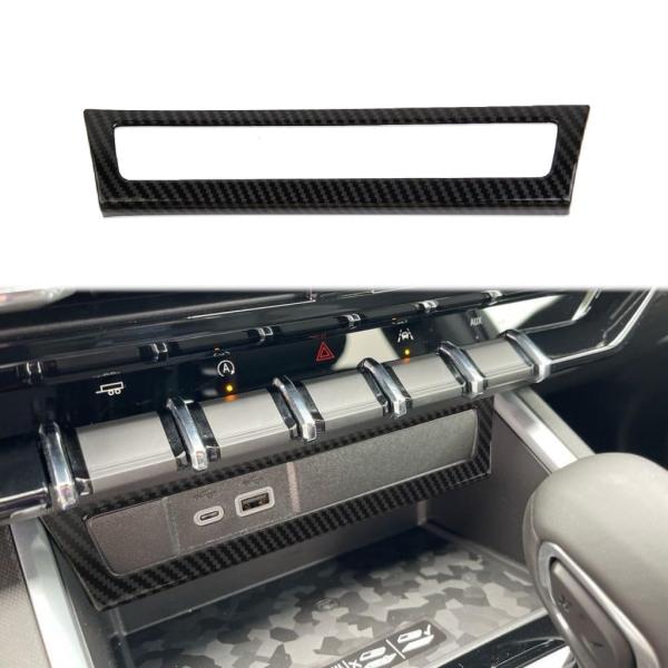 商品名:  Korlot Carbon Fiber Style Center Console USB Panel Cover Trim Accessories for 2023-2026 Chevrolet Colorado/GMC Can...