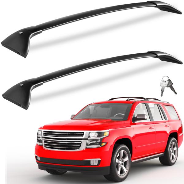 商品名:  KINGGERI Lockable 220lbs Roof Rack Cross Bars Compatible with 2015-2020 Chevy Tahoe &amp; Chevrolet Suburban, GMC ...