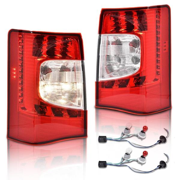 商品名:  G-PLUS LED Tail Lights w/Bulbs Compatible with Chrysler Town &amp; Country 2011-2016 Left &amp; Right Red/Clear Le...