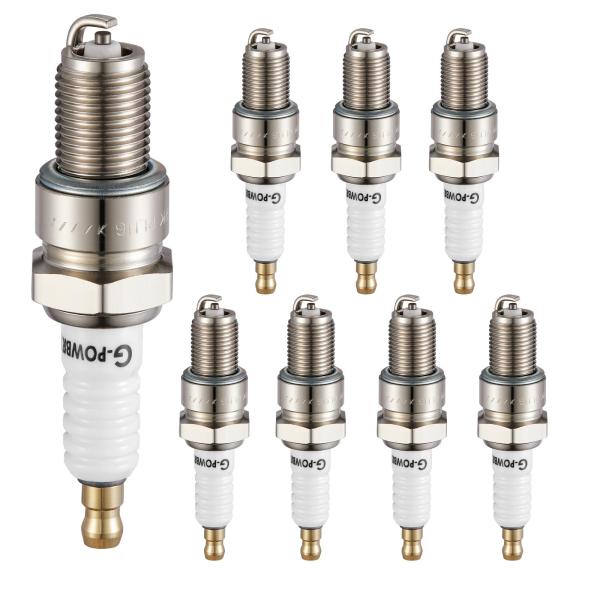 商品名:  SYKRSS 7131 Spark Plugs 8 Pack Compatible with Mercedes-Benz 600 300SEL 280SE Compatible with Porsche 928 Maserati...