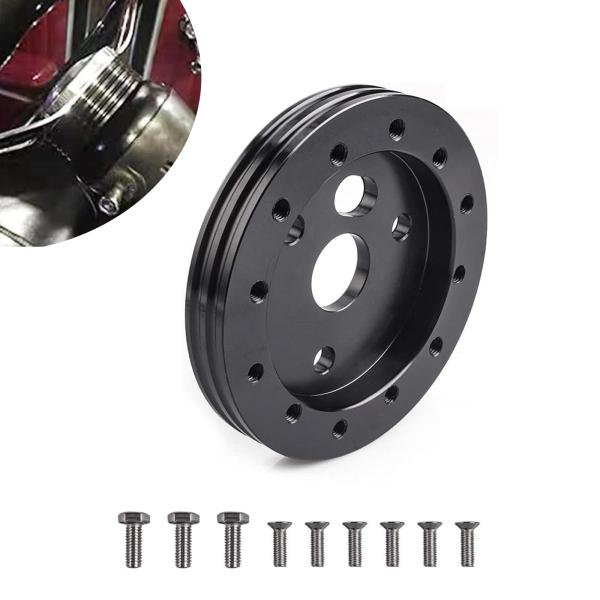 商品名:  DYEKNEE 1 PC Car Steering Wheel Base Connector Conversion Spacer, 3.5" x 0.5" 6-hole to 3-hole Steering Wheel Hub ...
