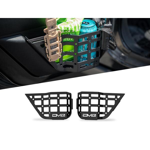 商品名: DV8 オフロード リアドアポケット モールパネル 2011-2018 Jeep Wrangler JK用 | 弱いファクトリーネットの代替品 | MOLLEパネルデザイン 複数の取り付けソリューション用 | ペアで販売 DV8 ...