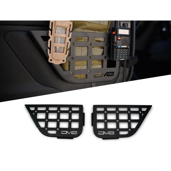 商品名: スリムなフロントドアモールポケット 2011-2018 Jeep Wrangler JK用 | 弱いファクトリーネットの代替品 | 足元を広くするためのスリムな幅 | 取り付けソリューション用のモールパネルデザイン | ペアで販売...