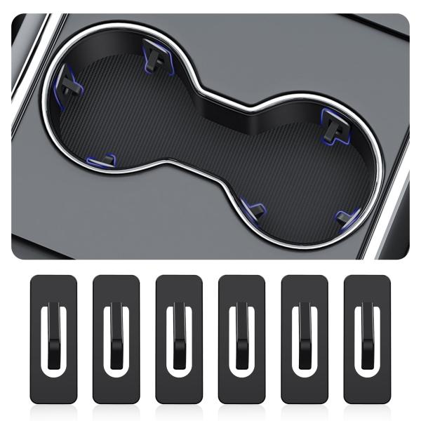 商品名: 車用カップホルダーリミッター3個 - 揺れ防止カップホルダーインサート ユニバーサルノンスリップカップホルダーリミッター 車内アクセサリー 車 SUV トラック用 3PCS Car Cup Holder Limiter - Ant...