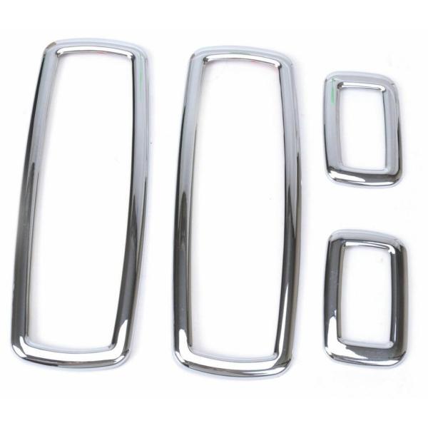 商品名:  HDOZTOJI Window Lift Switch Button Panel Cover Trim 11+ Chrome M Left Right Front Rear 4pcs/Set for Jeep for Chero...