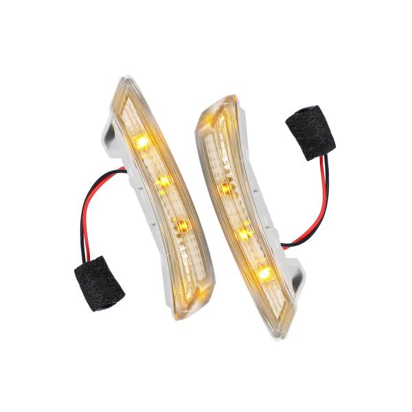 商品名:  VekAuto Car LED Front Left Right Side Mirror Turn Signal Light Fit for Chrysler Town Country - Pack of 2 Silver To...