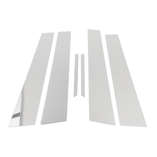 商品名: HEROFFIX ドアピラーウィンドウトリム キャデラックCTS 2002-2007 フロントリア左右アンチスクラッチステッカーピラーポストポストカバークロムシルバートーン 6個 HEROFFIX 6 Pcs Door Pilla...