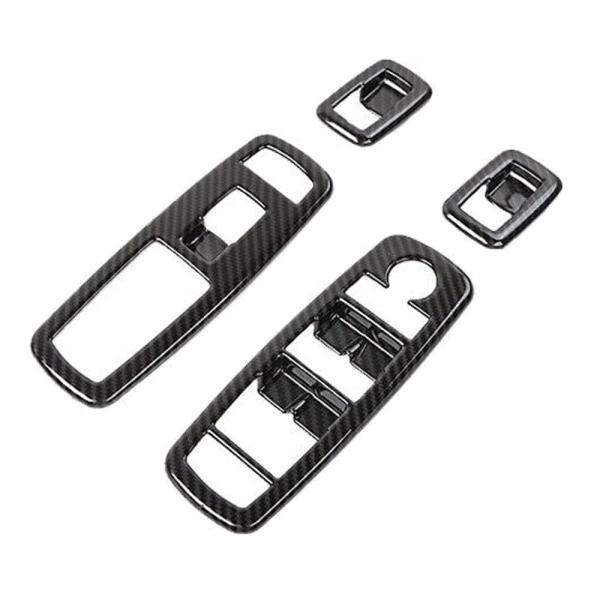 商品名:  Ainoli Window Switch Button Panel Frame Trim Cover +Carbon Fiber for Jeep for Grand Cherokee 2011-2020 4 Pieces/Se...