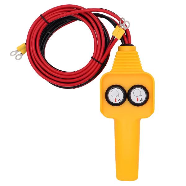 商品名: Gasedin ウィンチコントローラー、プッシュボタンウインチリモートアセンブリ交換、1500ポンドから5,000ポンドの牽引用、12V電動ウィンチ有線キャプスタンハンドヘルドリモコン、カーアクセサリー Gasedin Winch...