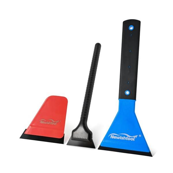 商品名: NEWISHTOOL 3イン1自動車用ウィンドウティントスクイージーキットには、ロングハンドルスクイージー、クォーターウィンドウスクイージー、カーウィンドウフィルムの取り付けとクリーニング用の小型ラバーワイパーが含まれます。ビニー...