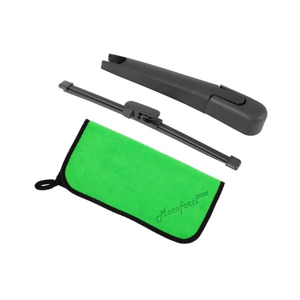 商品名: Motoforti リアフロントガラスワイパーアセンブリ交換用 Hyundai Veloster 2011-2018 オールシーズンバックウィンドスクリーンワイパーブレードアームタオルキット Motoforti Rear Wind...