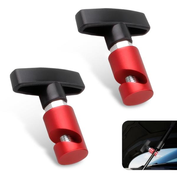 商品名:  waswale Pack-2 Car Hood Lifter Fixture, 3.03" x 2.6" Multi-function Snap-on Lifting Rod Anti-pinch Device, Trunk A...